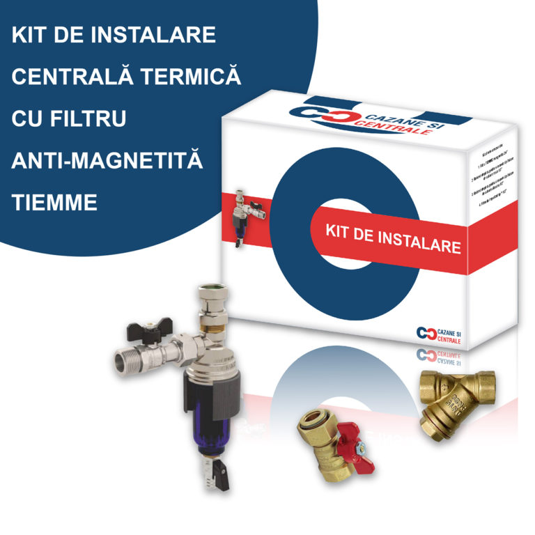 Kit montaj complet centrala termica cu filtru anti-calcar Dosamax Blue 1/2