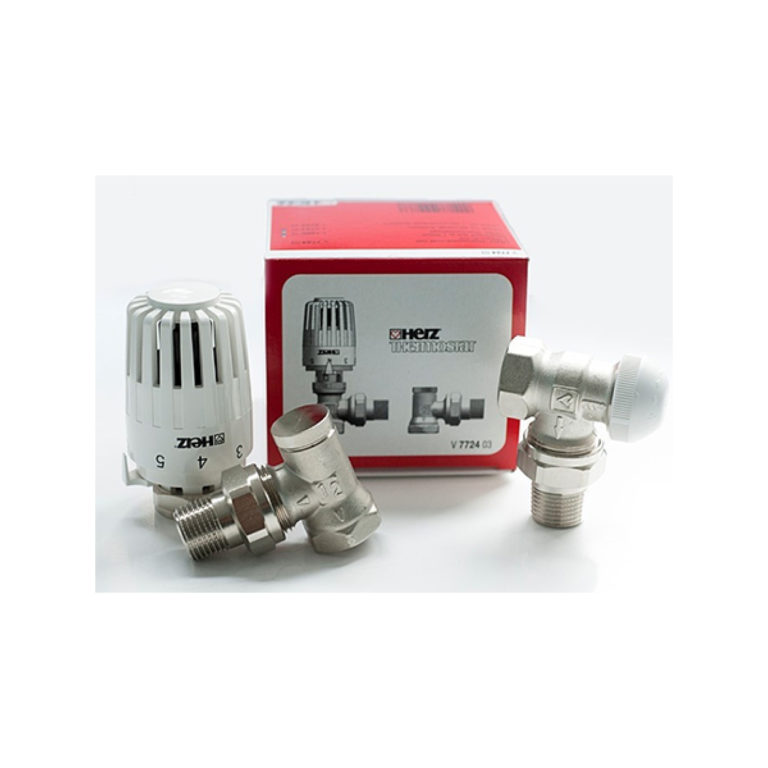 Kit robinet calorifer termostatat + robinet calorifer retur + cap ...