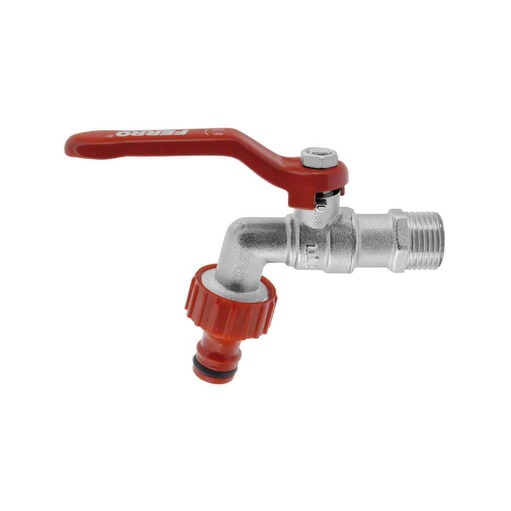 Robinet Ferro dublu servici 1/2" racord rapid – CazaneCentrale.ro