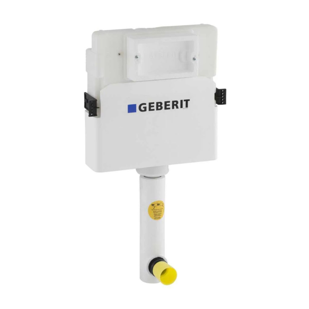 Rezervor incastrat Geberit Delta UP100 de 12 cm grosime, cu actionare ...