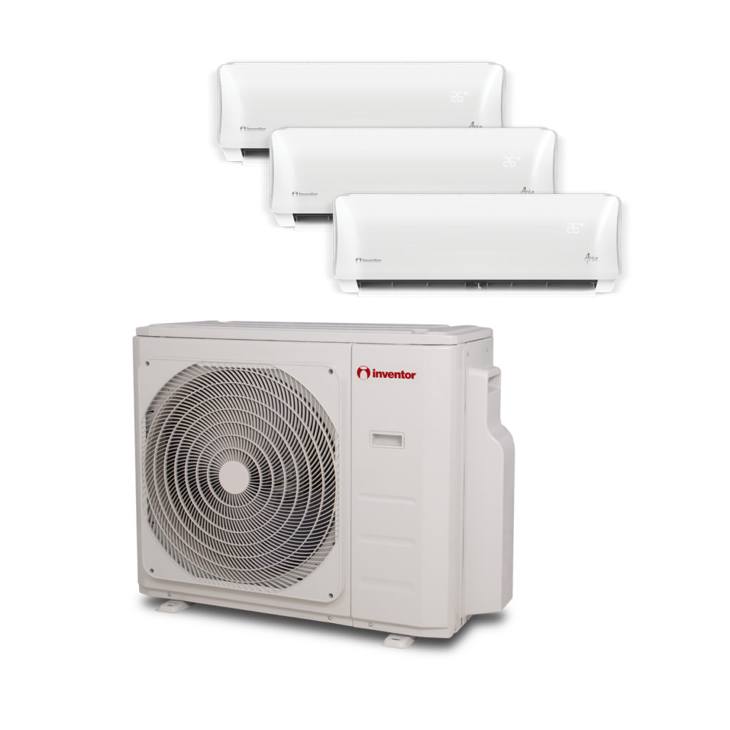Aer conditionat multisplit Inventor, Inverter 36.000 BTU 3x12000 Clasa ...