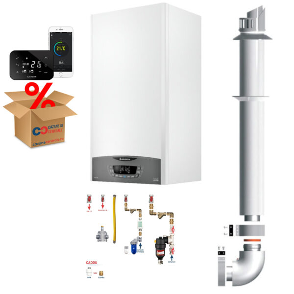 Ariston Clas One+ WiFi 24 kW Centrala termica cu Kit de montaj premium ...